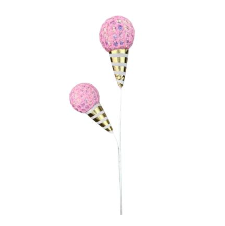 24" Mesh Ice Cream Spray – Nick's Seasonal Décor
